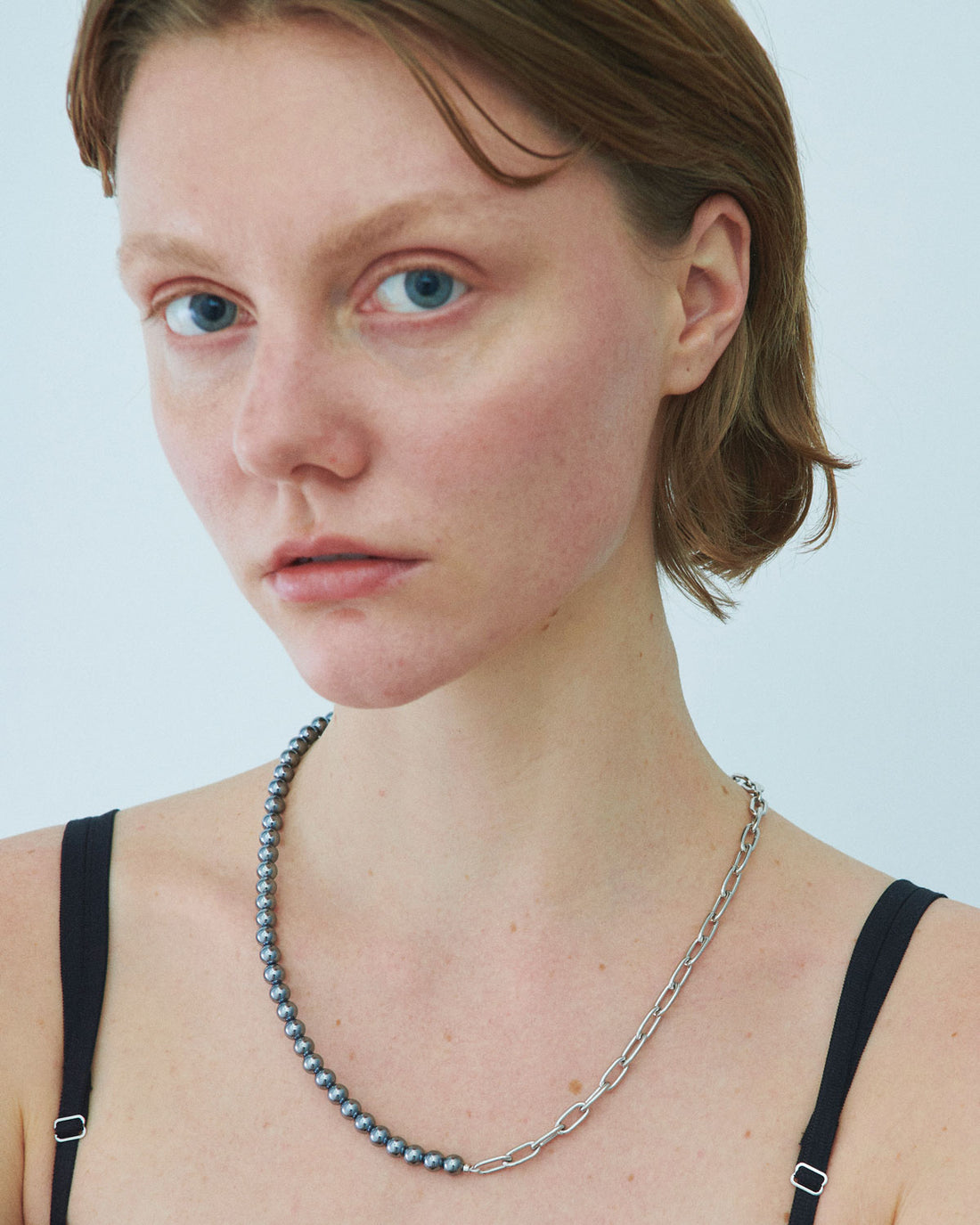 Silica & Chain Necklace (L) – AFFECT